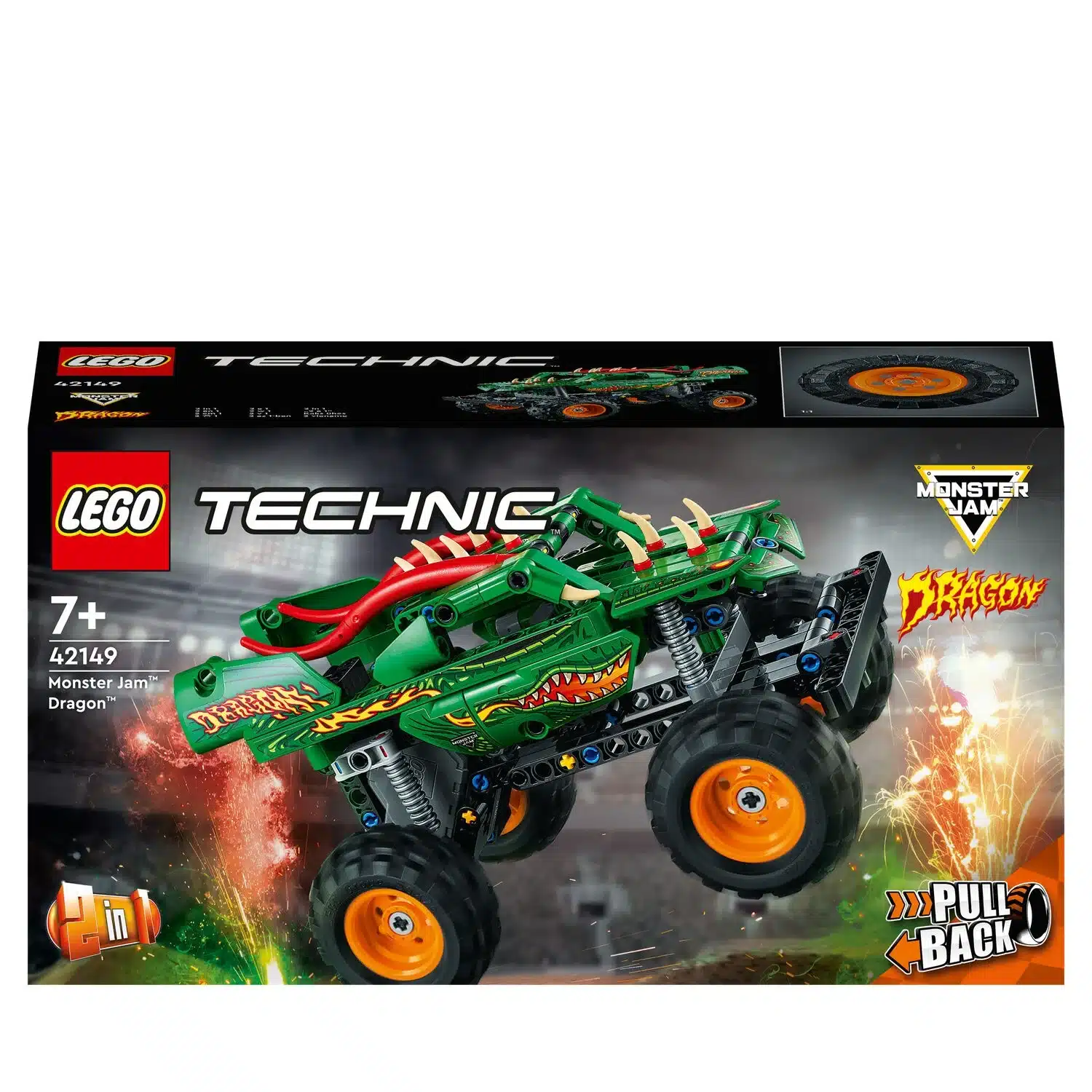 LEGO Technic Monster Jam Dragon 42149 LEGO - Buy-Smart