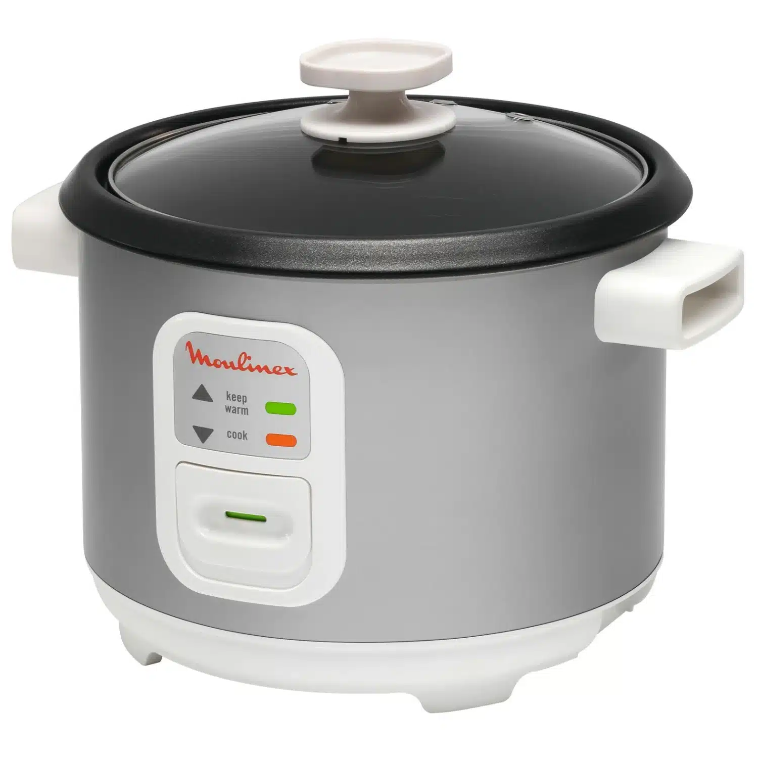 Cuiseur à Riz Uno, Rice Cooker Automatique Silver/Blanc MK111E00 ...